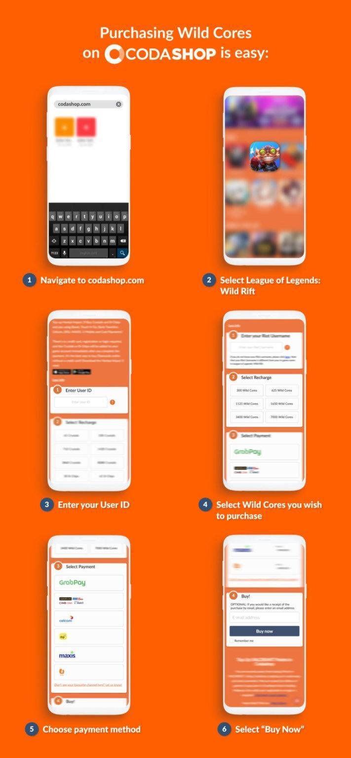 League of Legends: Wild Rift: Top Up with Codashop! - THE MAGIC RAIN