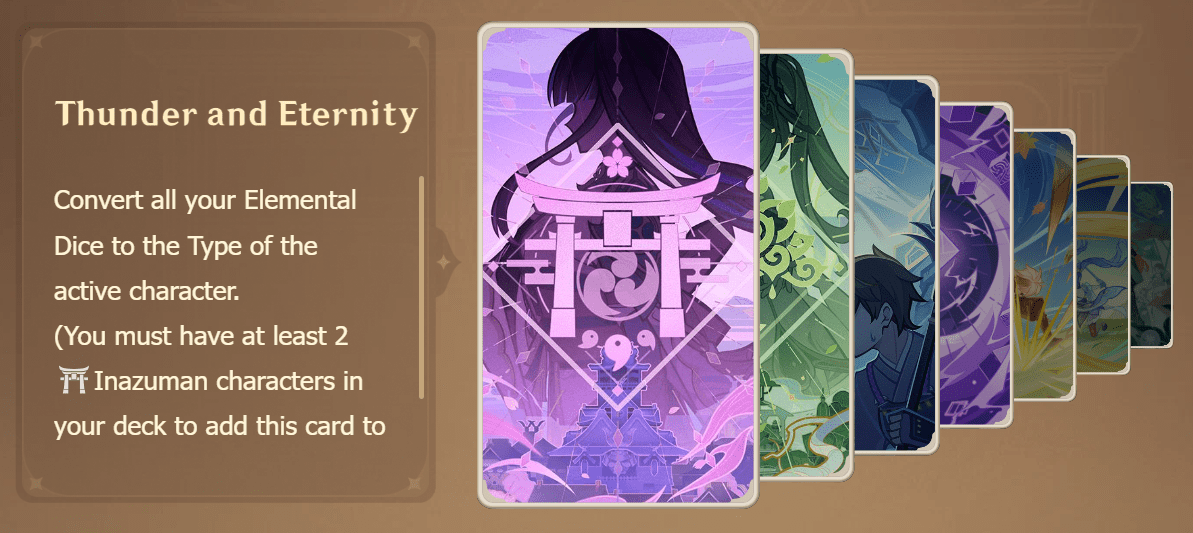 New Cards For Genshin Impact’s Genius Invocation TCG Version 3.7 - THE ...
