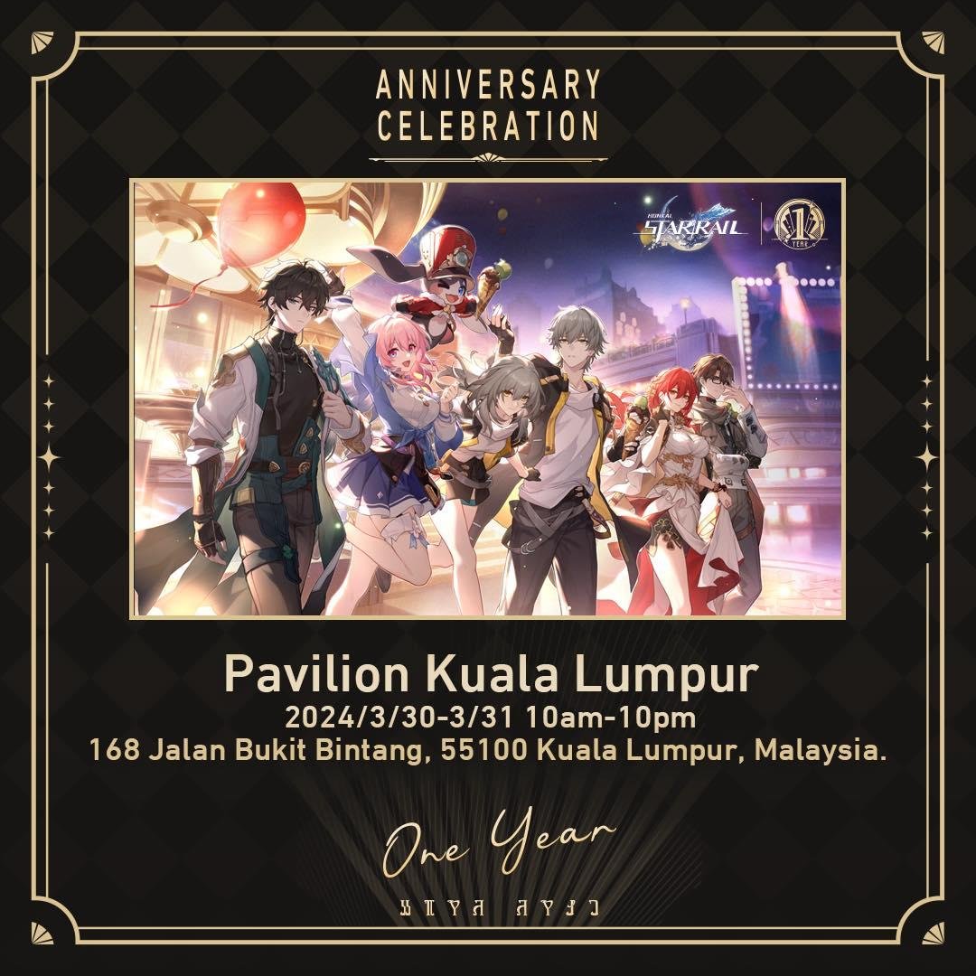 Honkai: Star Rail Teases Anniversary Celebration At Pavilion Kuala ...