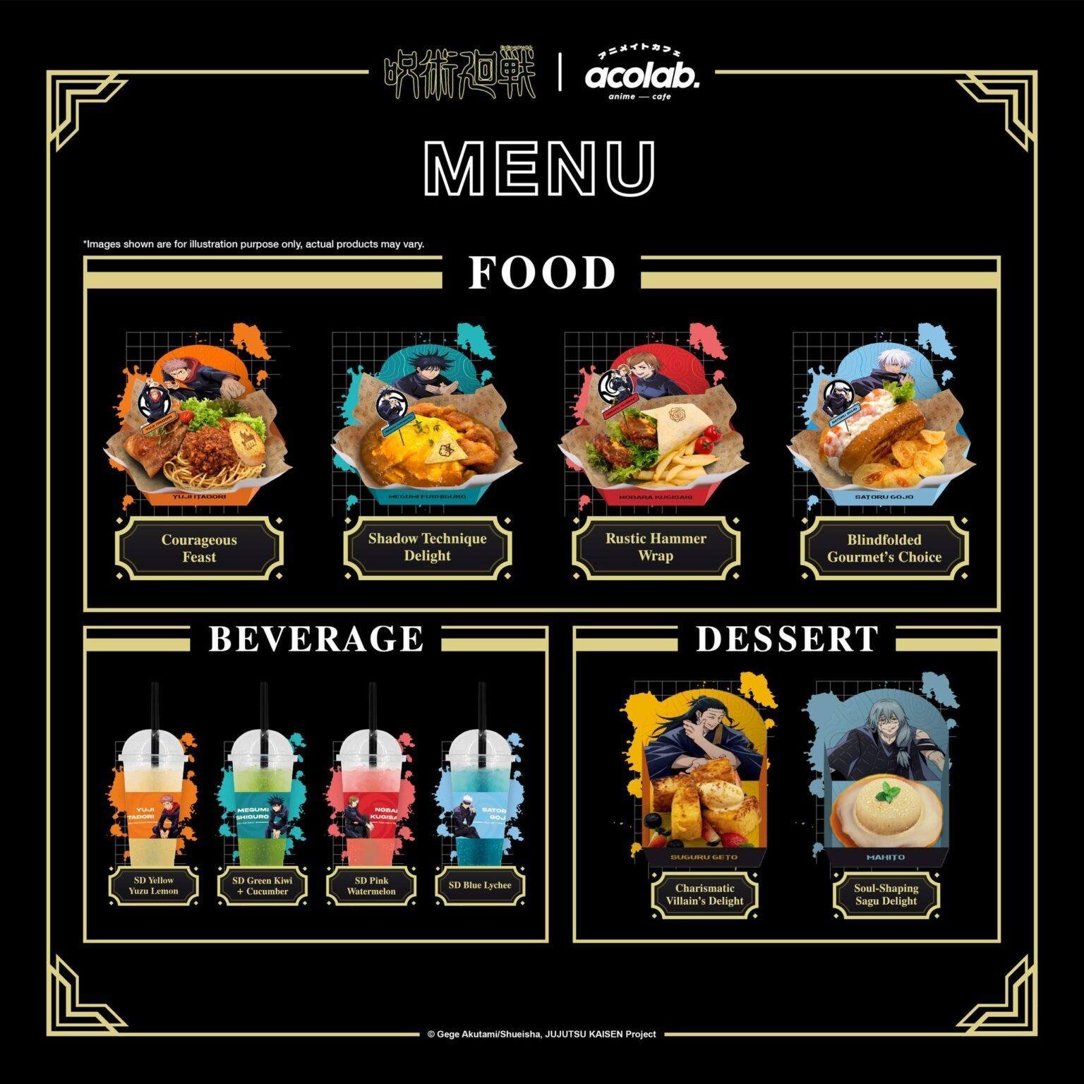 ACO LAB Launches Official Jujutsu Kaisen Café This April 20th - THE ...