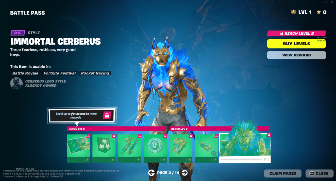 Every Fortnite Battle Pass Skin In Chapter 5 Season 2: Myths & Mortals ...