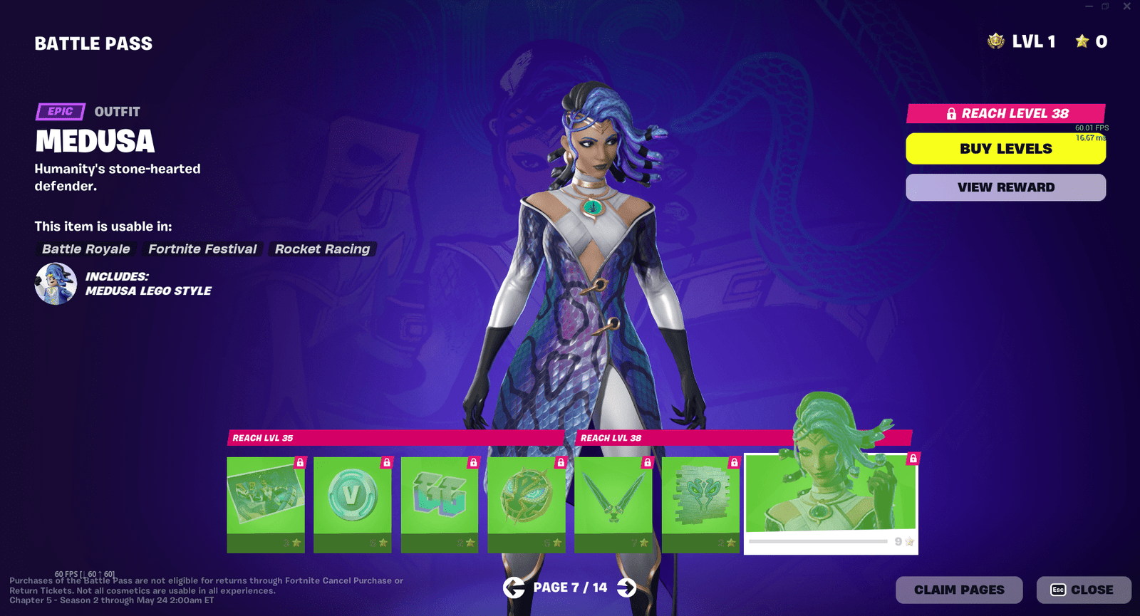Every Fortnite Battle Pass Skin In Chapter 5 Season 2: Myths & Mortals ...