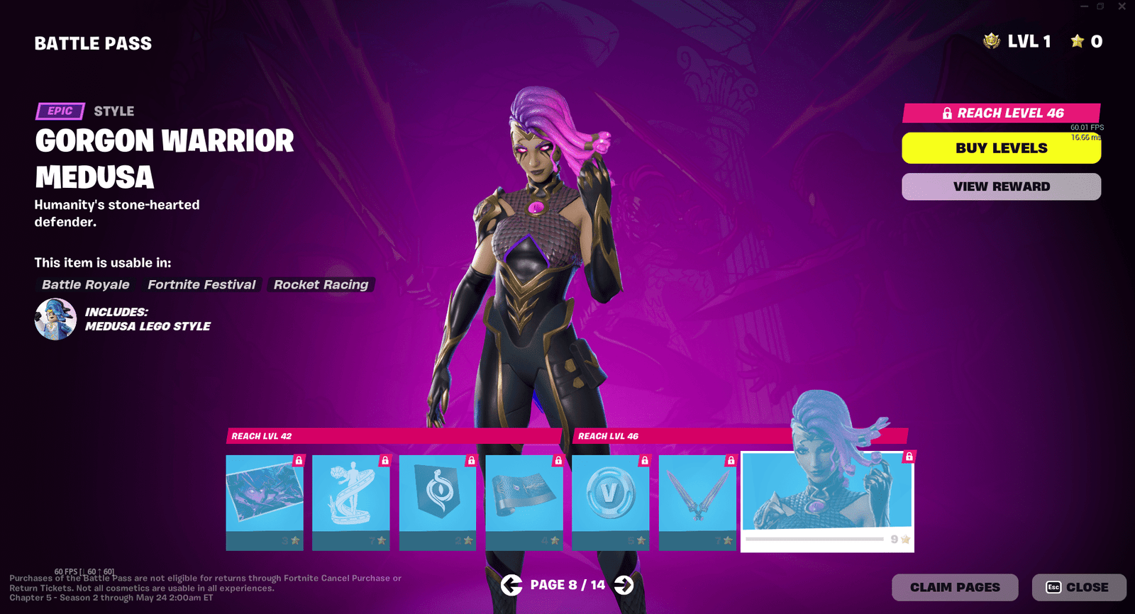 Every Fortnite Battle Pass Skin In Chapter 5 Season 2: Myths & Mortals ...