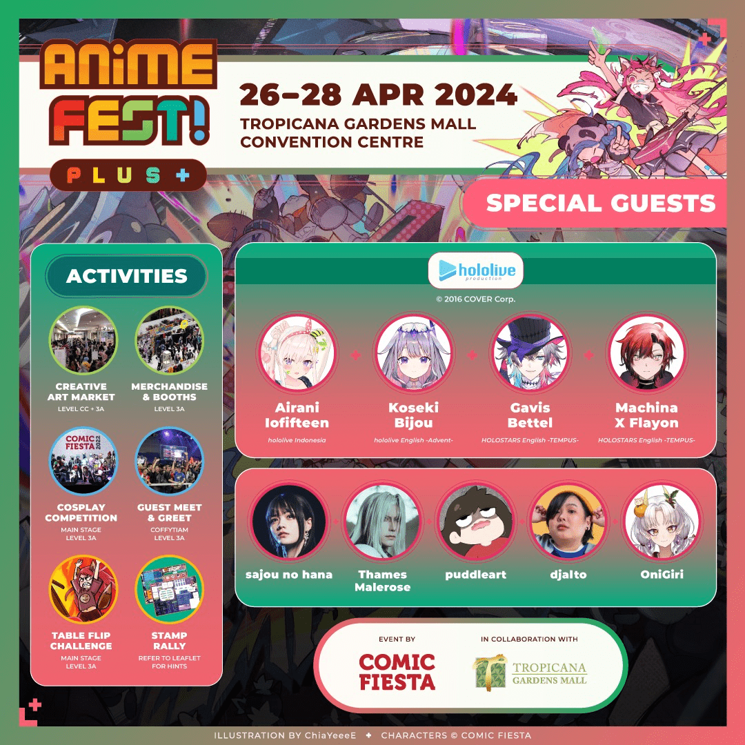 Anime Fest+ Returns with Exciting Performances, VTubers, Games & More ...