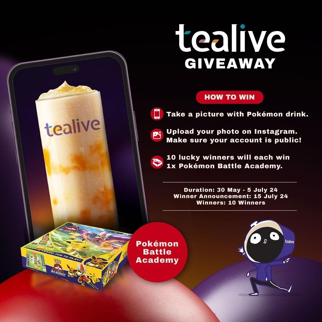 Tealive Malaysia Launches Pokémon Trading Card Game Collaboration - THE ...