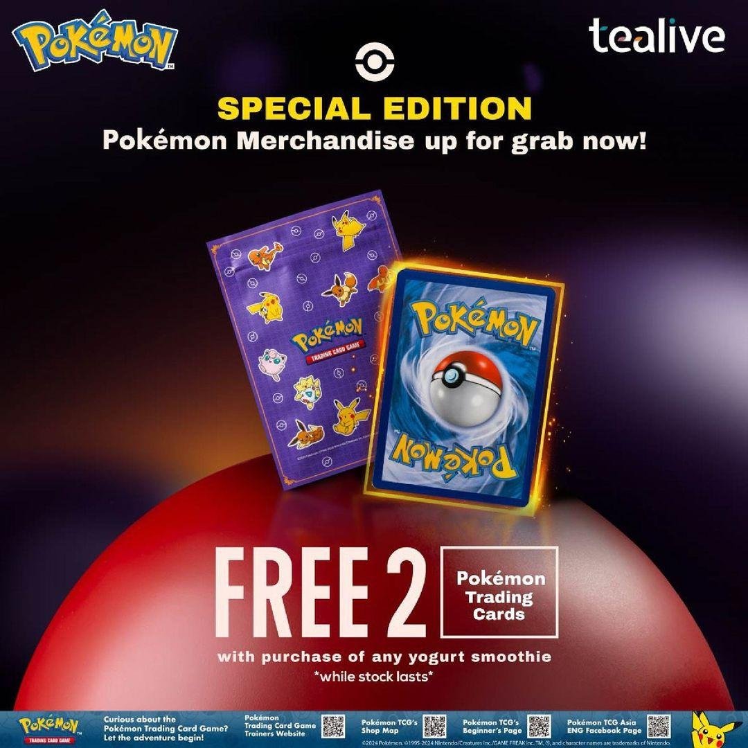 Tealive Malaysia Launches Pokémon Trading Card Game Collaboration - THE ...