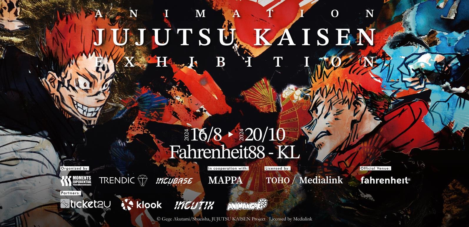 The Animation Jujutsu Kaisen Exhibition Opens In Fahrenheit88 This ...