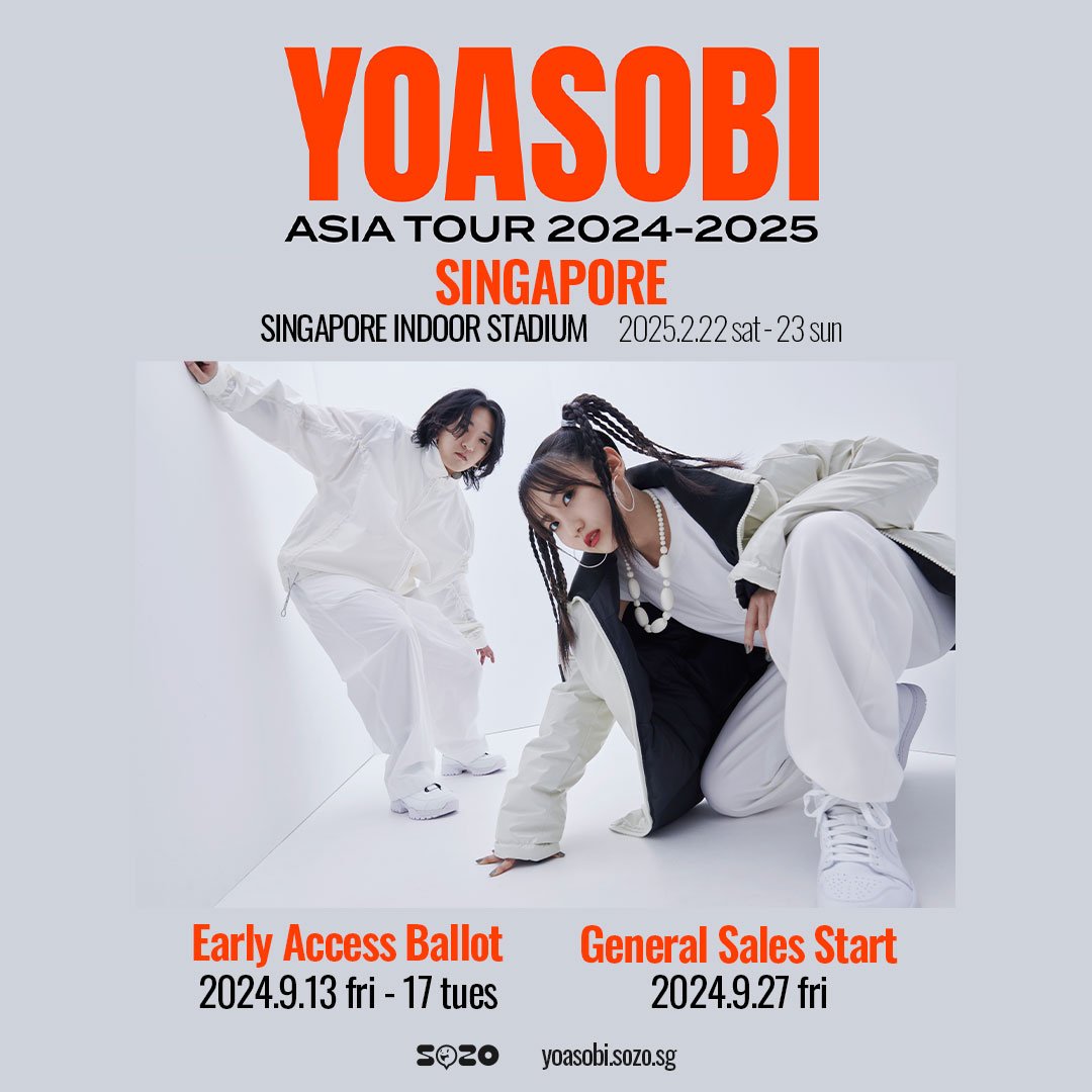 YOASOBI Makes Highly-Anticipated Return to Singapore with ASIA TOUR ...