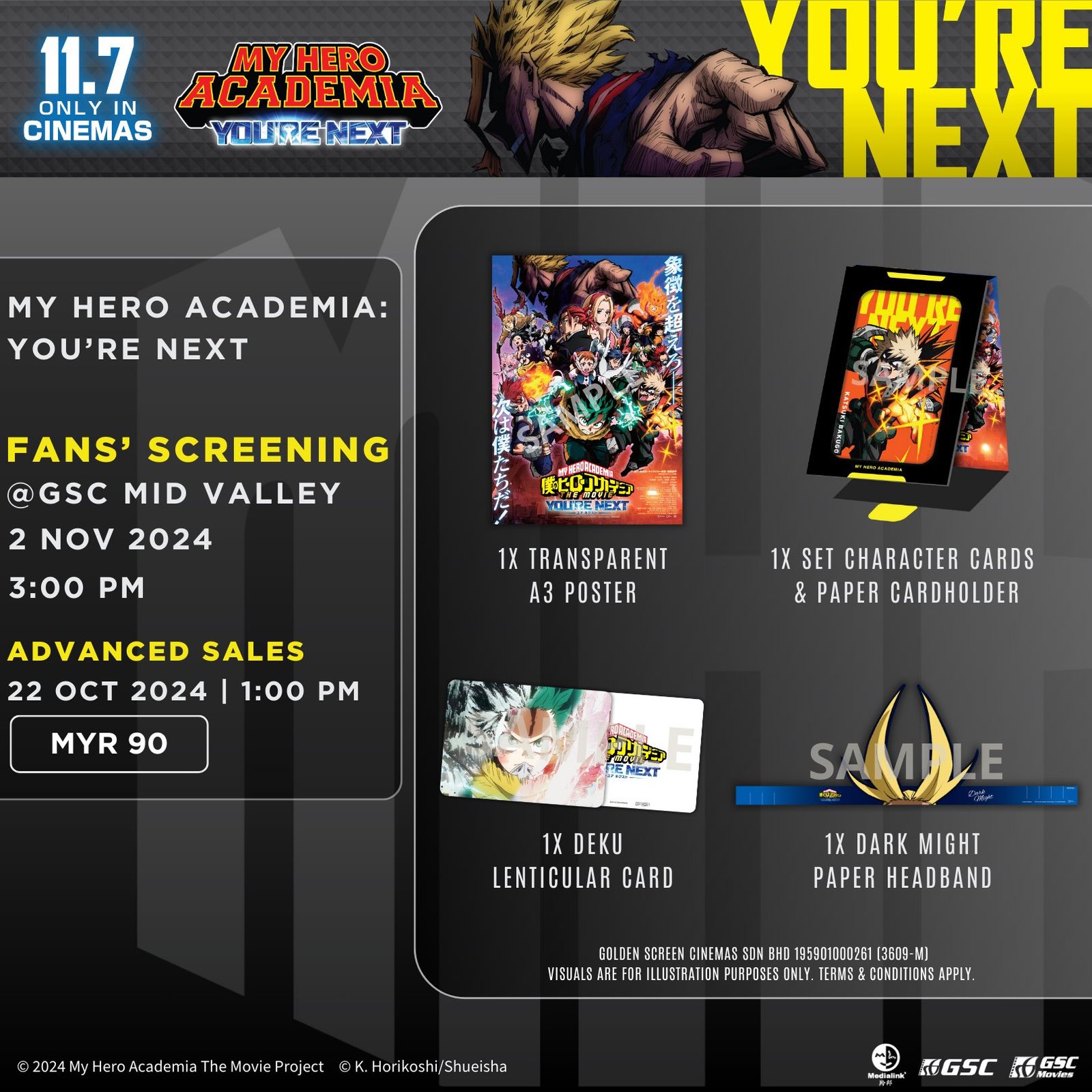My Hero Academia: You're Next Fan Screening Comes To GSC This 2 ...