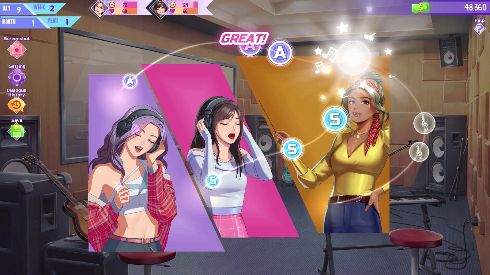 K-pop Idol Stories: Road To Debut Launches Demo On Steam - THE MAGIC RAIN