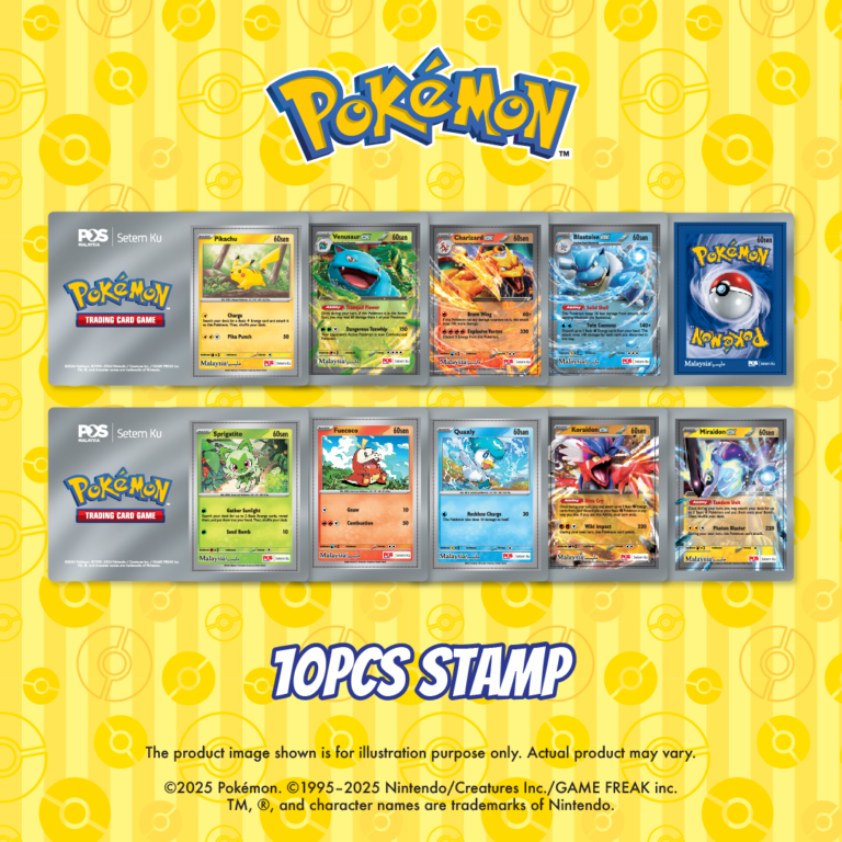 Pos Malaysia Announces New Pokémon TCG Stamp Folder Set - THE MAGIC RAIN
