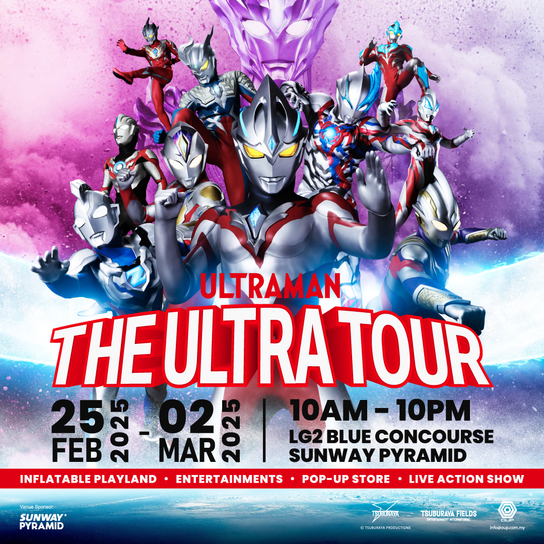 The Ultraman 'Ultra Tour' Lands In Sunway Pyramid This February 25 ...