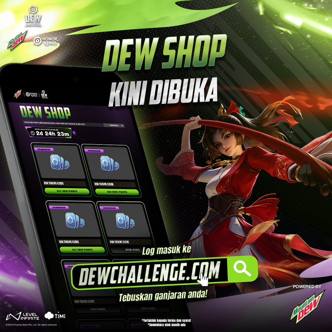 Mountain Dew & Honor of Kings Unleash Dew Challenge 2025 With RM500,000 ...