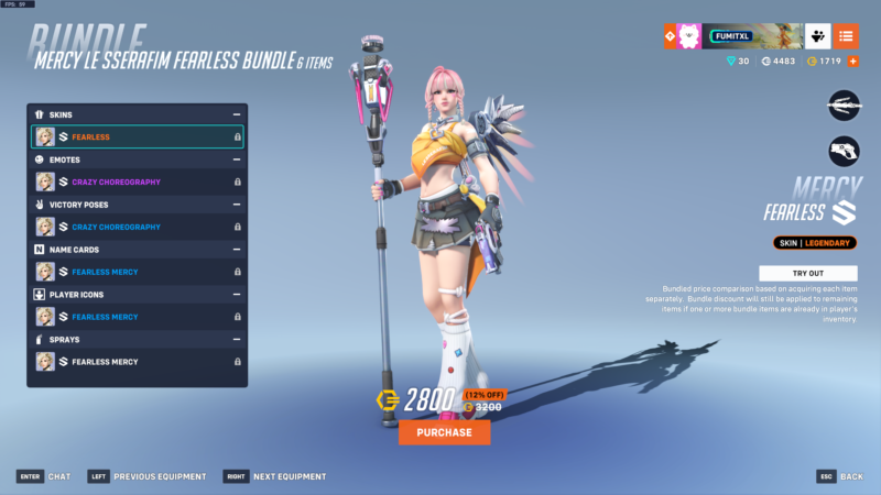 Here's Every LE SSERAFIM Collab Skin In Overwatch 2 Season 15 - THE ...