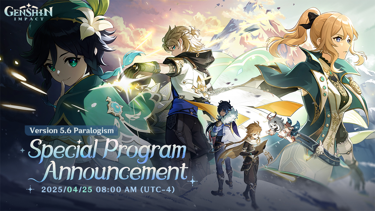 Genshin Impact's Version 5.6 Update “Paralogism” Launches This May 7 ...
