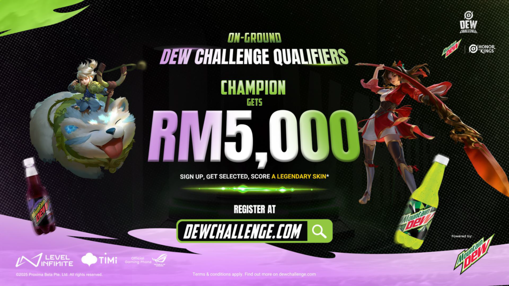 Mountain Dew's 'Dew Challenge' Levels Up Honor Of Kings Esports Across Malaysia - THE MAGIC RAIN
