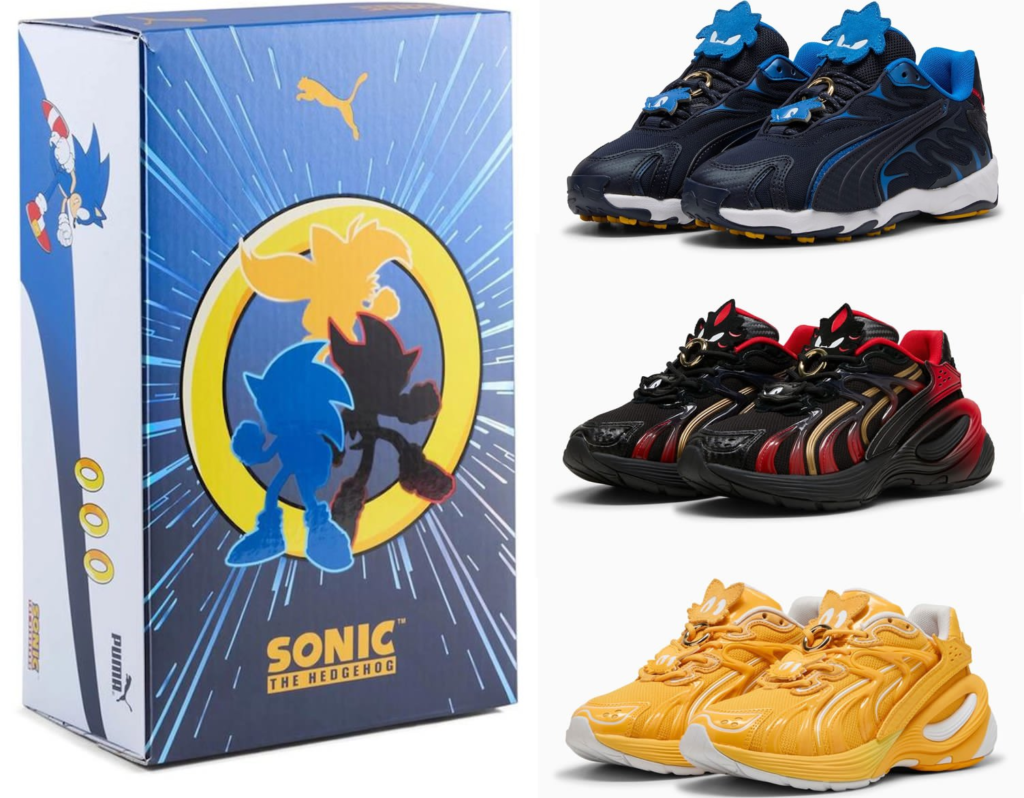 Sonic the Hedgehog x PUMA Sneaker Collection Speeds In This October ...