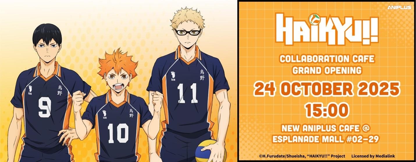 Singapore's First Haikyuu!! Collaboration Café Opens At ANIPLUS - THE ...