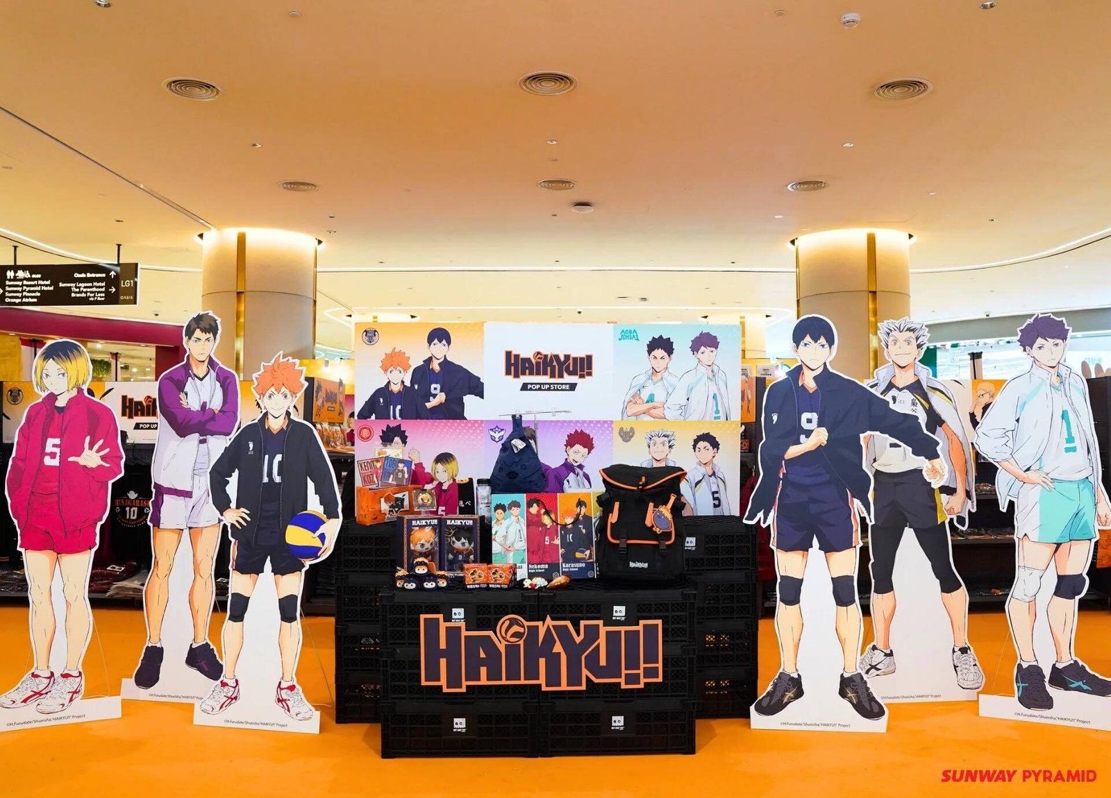 Haikyuu!! Limited-Time Pop-Up Store Leaps Into Sunway Pyramid - THE ...