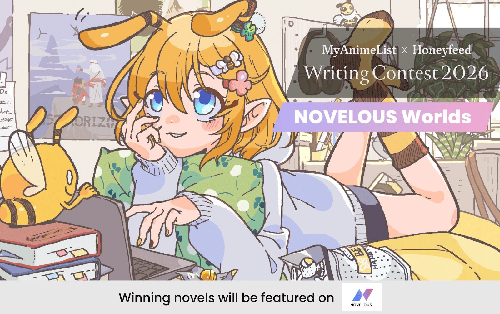 MyAnimeList x Honeyfeed Writing Contest Wants Your Rom-Com ...