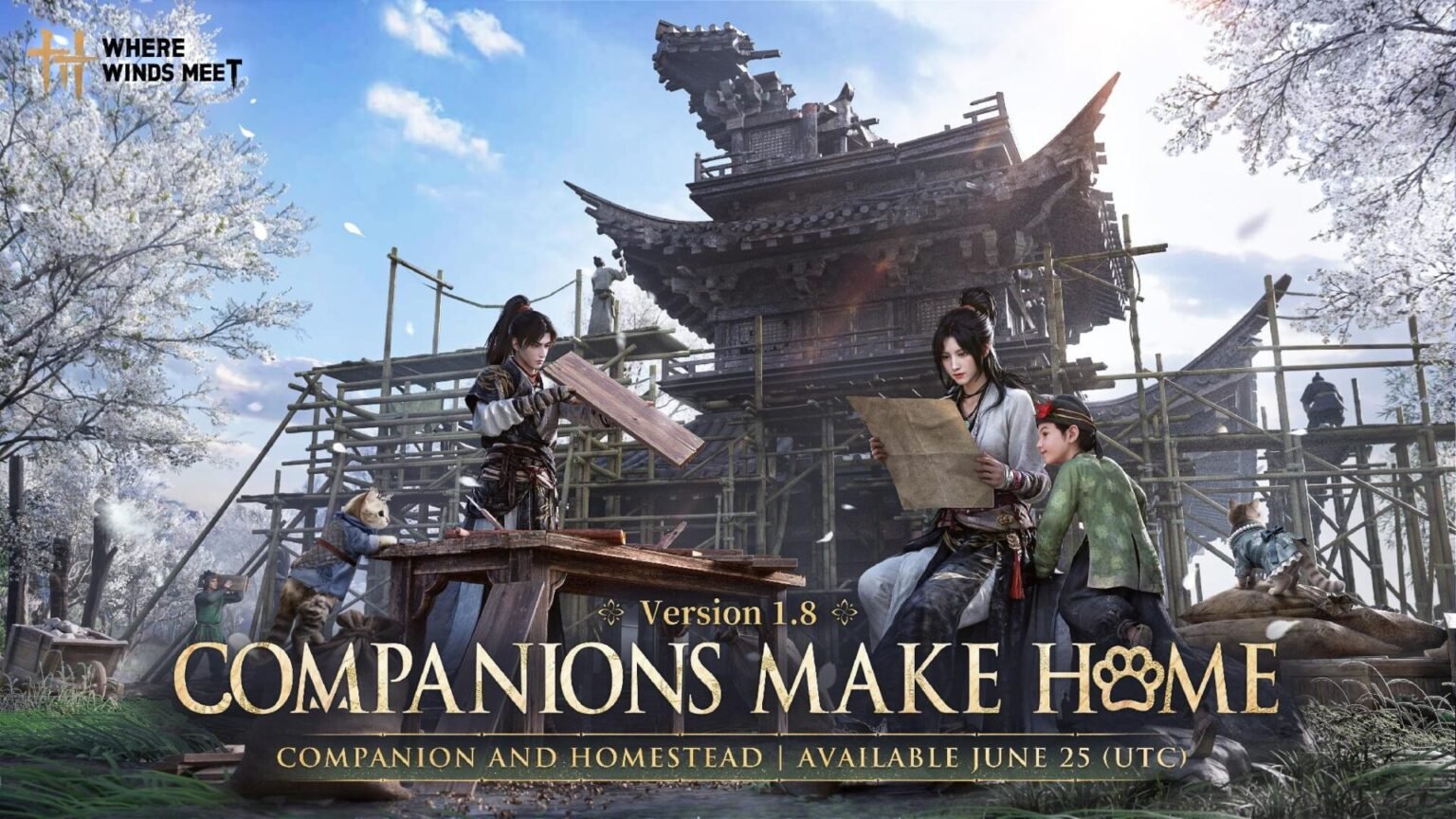 'Where Winds Meet' Adds Homestead System and Dynamic Pets in New Update ...